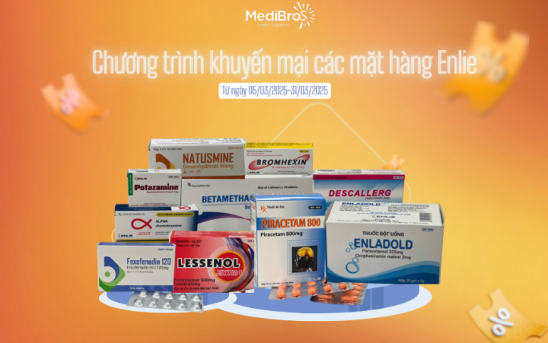 Chương trình khuyến mại các mặt hàng Enlie số 36/2025/MDB - MediBros
